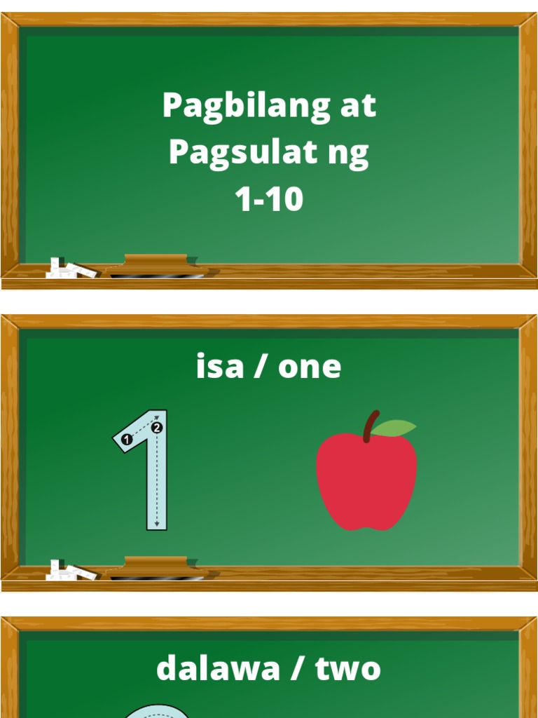 Pagbilang Lesson 1 | PDF