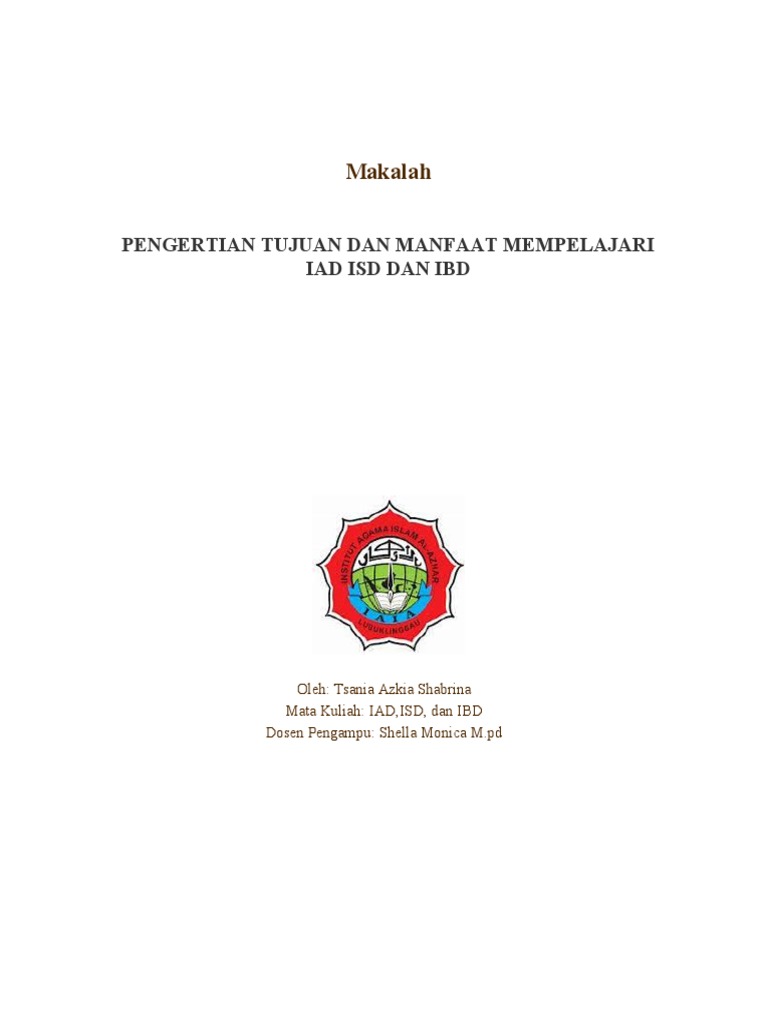 Makalah IAD ISD IBD | PDF | Ilmu Sosial