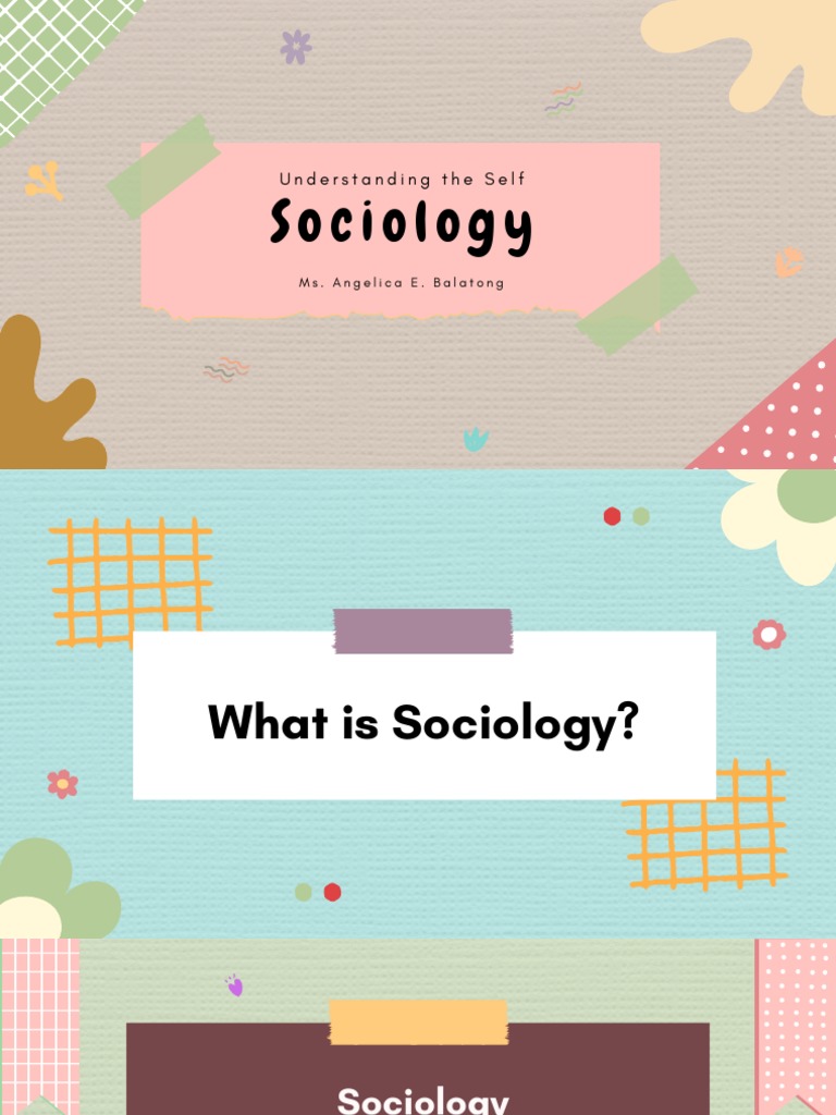 Sociological Perspectives on the Self | PDF | Socialization | Cognition