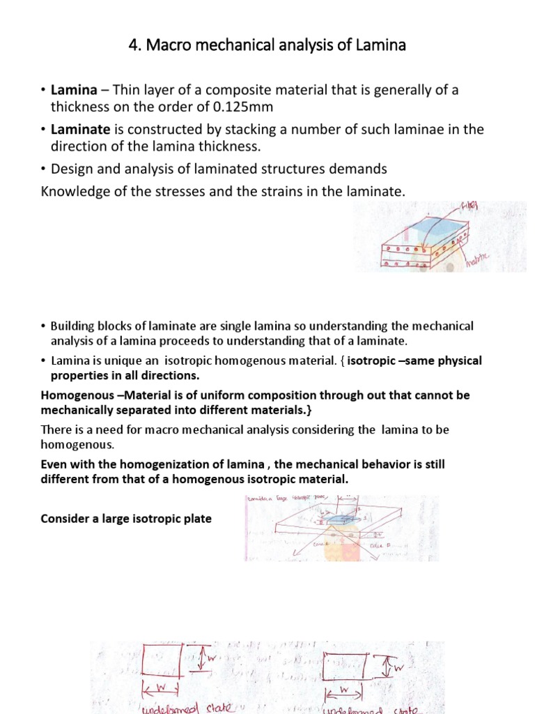 Macro Mechanical Analysis of Lamina | PDF | Strength Of Materials ...