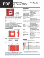 Manual Call Point Specification - 104 PDF | PDF | Resistor | Switch