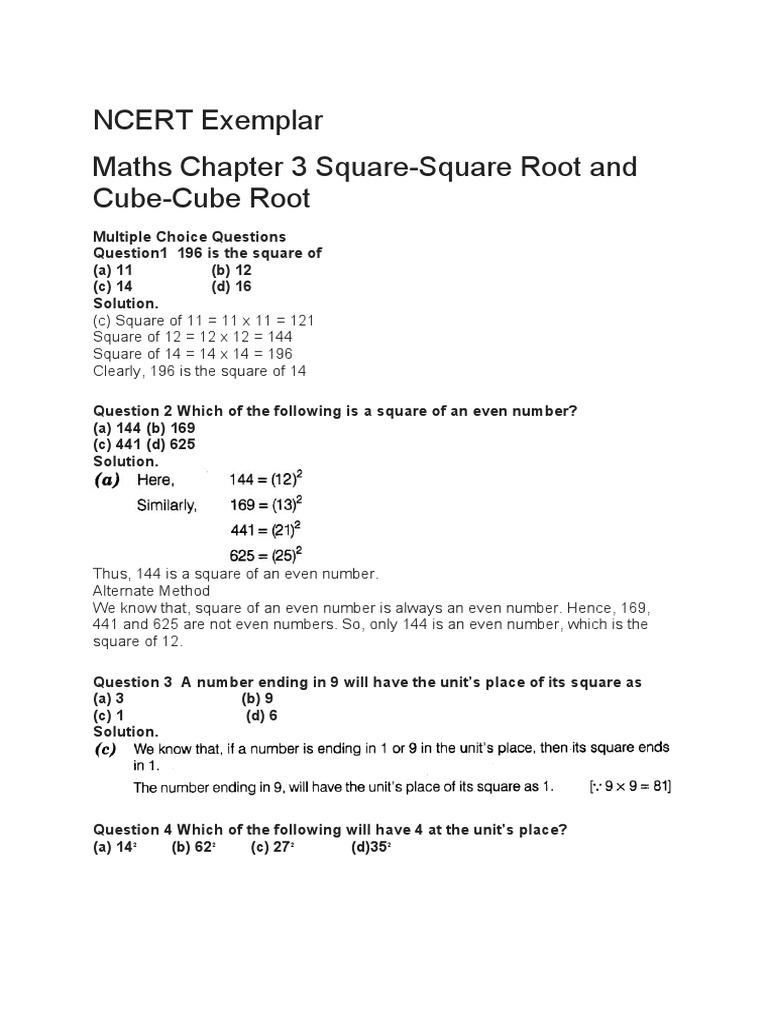 Extra Questions-Exampler | PDF | Area | Numbers