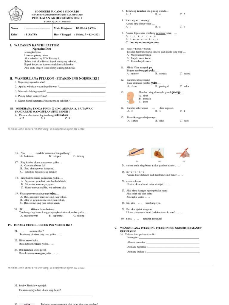 Pas Bahasa Jawa Eci | PDF