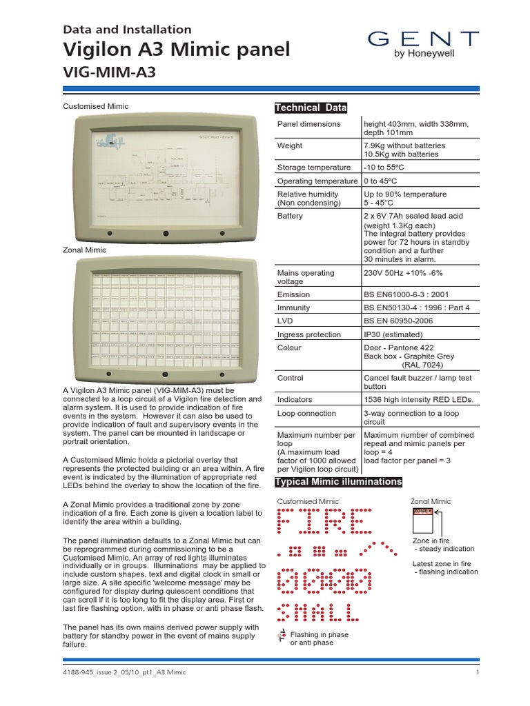 A3 Mimic Panel | PDF | Door | Electrical Connector
