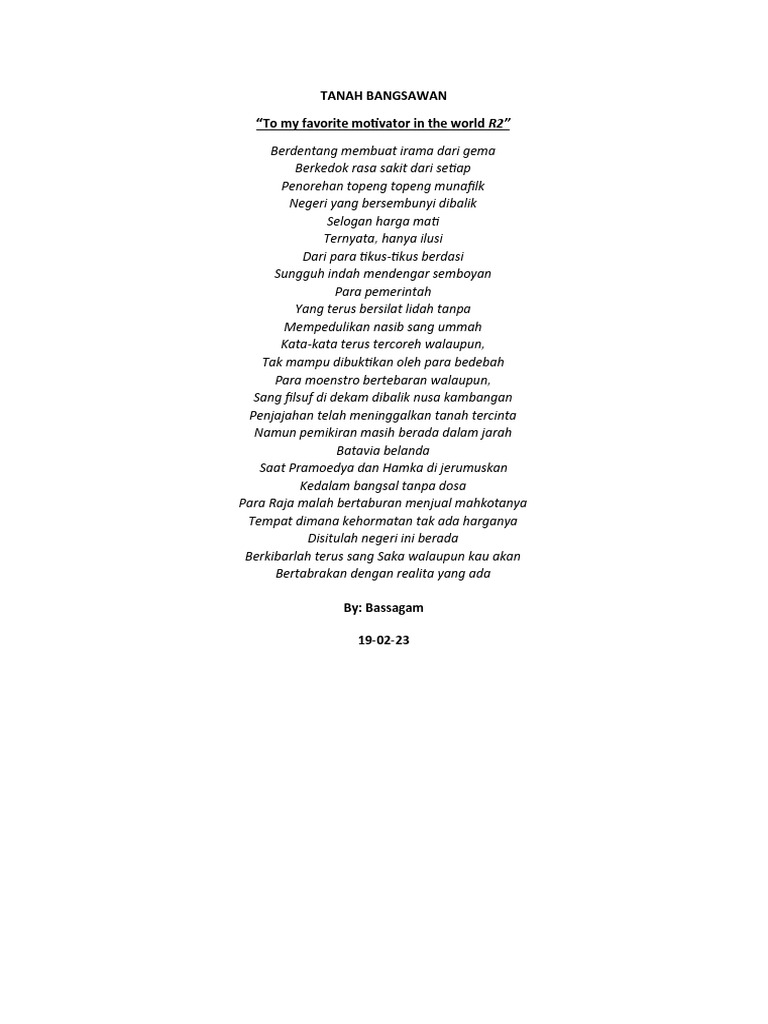 Tanah Bangsawan | PDF