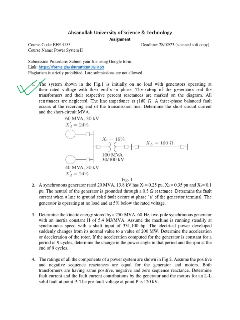 Assignment PS | PDF | Electric Generator | Electric Motor