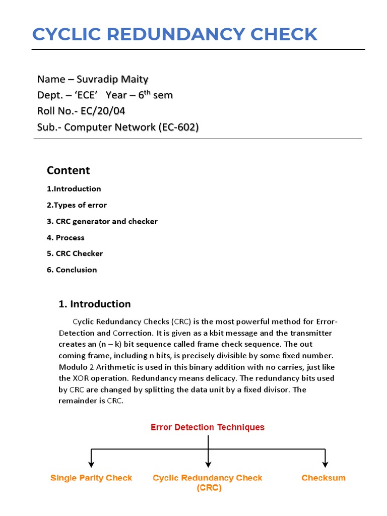Computer Network (EC-602) - Suvradip Maity | PDF | Computers ...