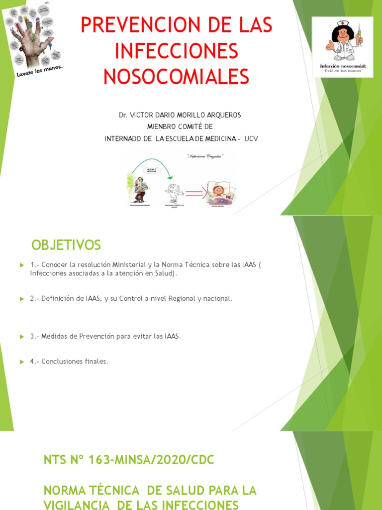 Infecciones Intrahospitalarias - DR Victor Morillo | PDF