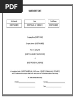 CIPC Share Certificate Template | PDF | Government Information ...