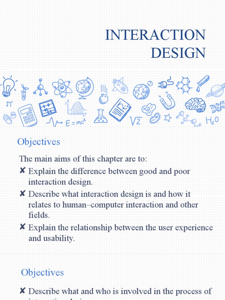 Chapter 1 INTERACTION DESIGN | PDF | Human–Computer Interaction | Usability