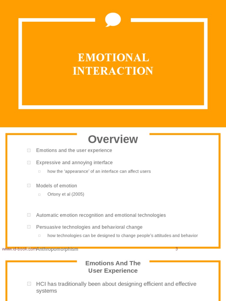 Emotional Interaction in UX Design | PDF | Emotions | User Interface