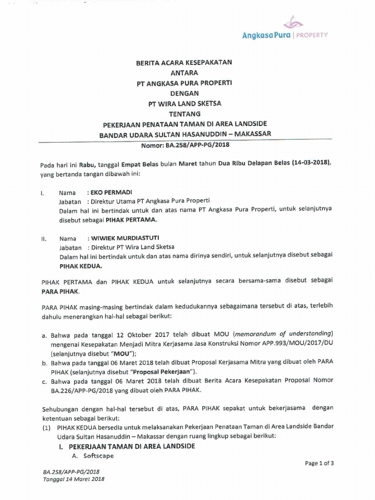 BA Kesepakatan WLS - APP | PDF