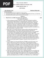 Class 10 English Blueprint 2025-26 | PDF | Reading Comprehension | Grammar