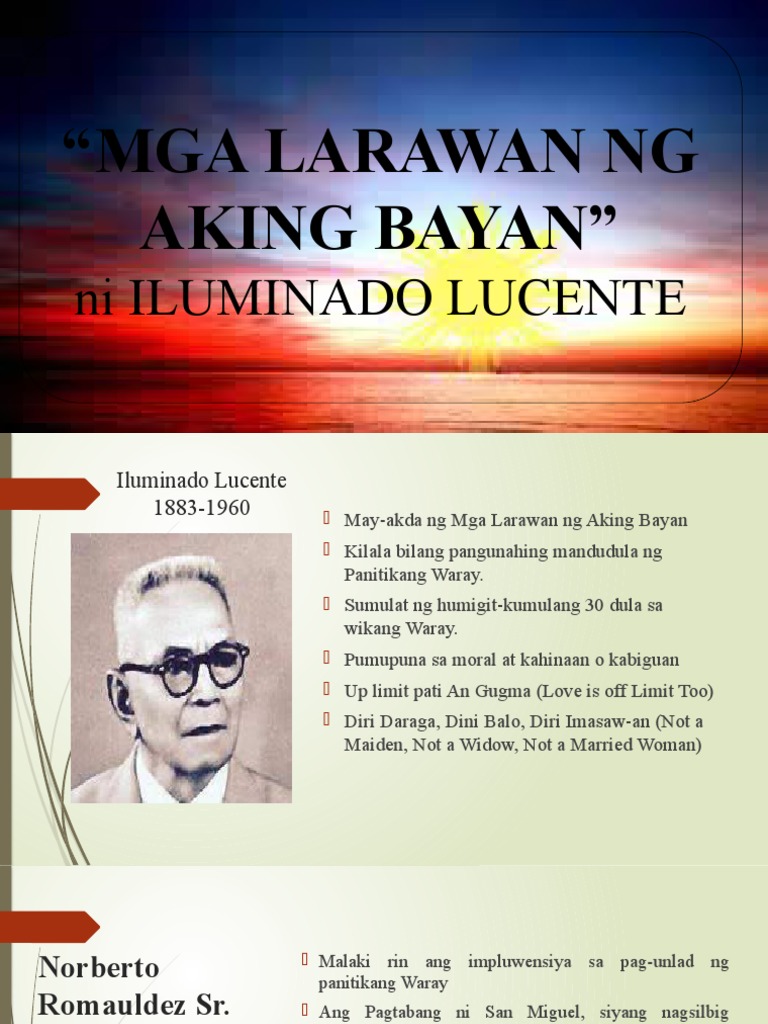 Mga Larawan NG Aking Bayan | PDF