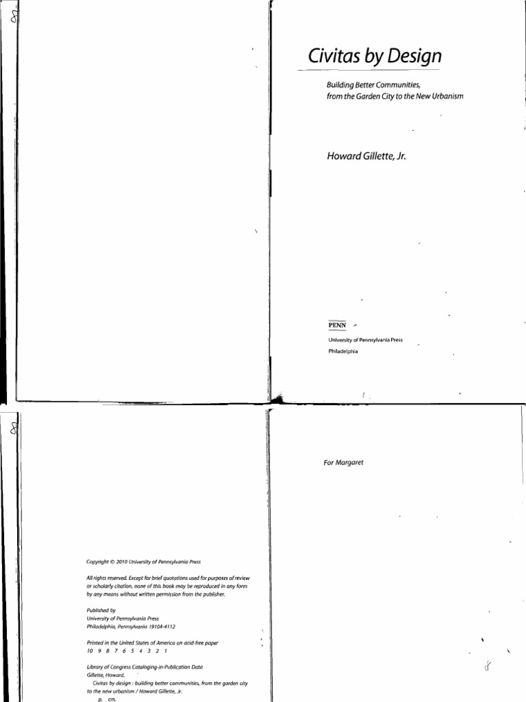 Civitas by Design Building Better Communities From The Garden City To ...