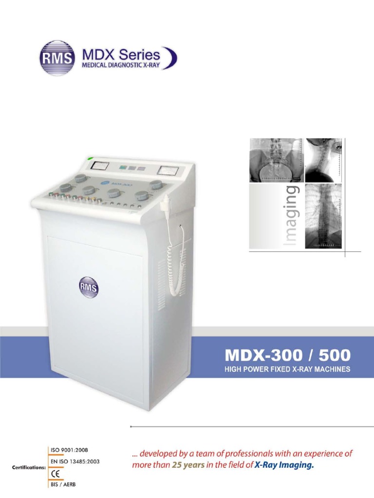RMS MDX 300-500 X-Ray | PDF