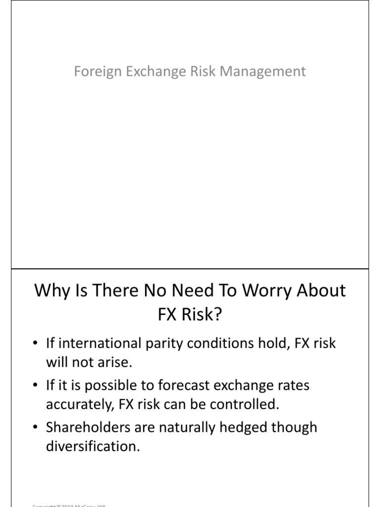 5 FOREX Risk Management | PDF | Hedge (Finance) | Debt
