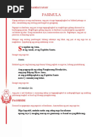 (Tagalog) Mass Guide | PDF