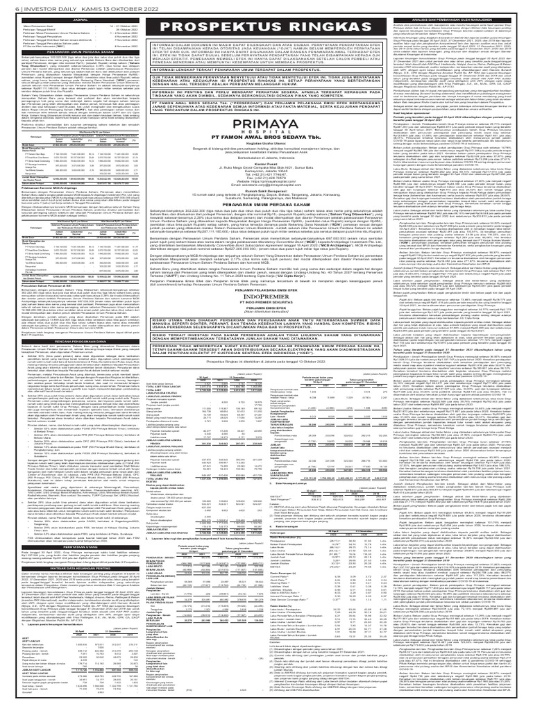 (FABS) Bukti Iklan Prospektus Ringkas Final | PDF