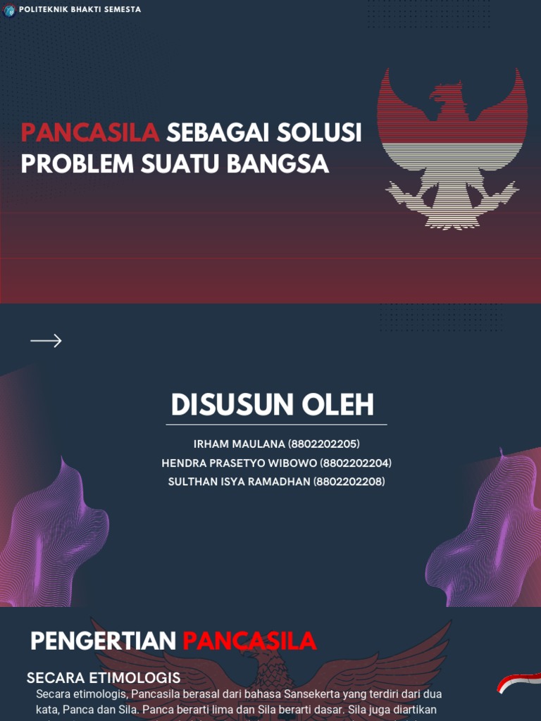 Pancasila Sebagai Solusi Problem Bangsaaaa | PDF
