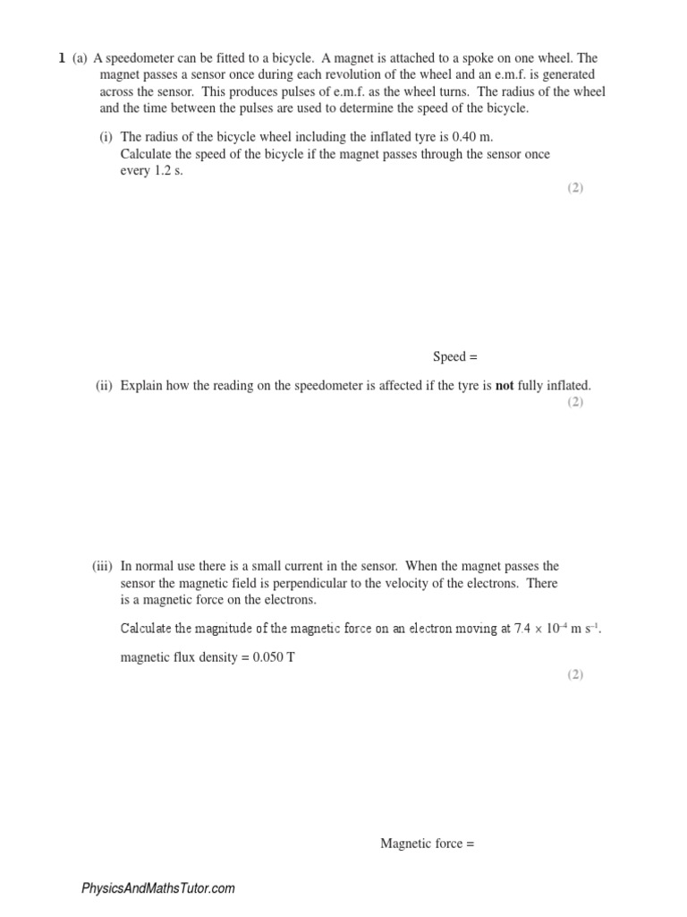 Circular Motion 1 QP | PDF | Force | Gravity