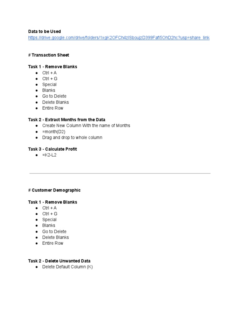 Data Operations | PDF