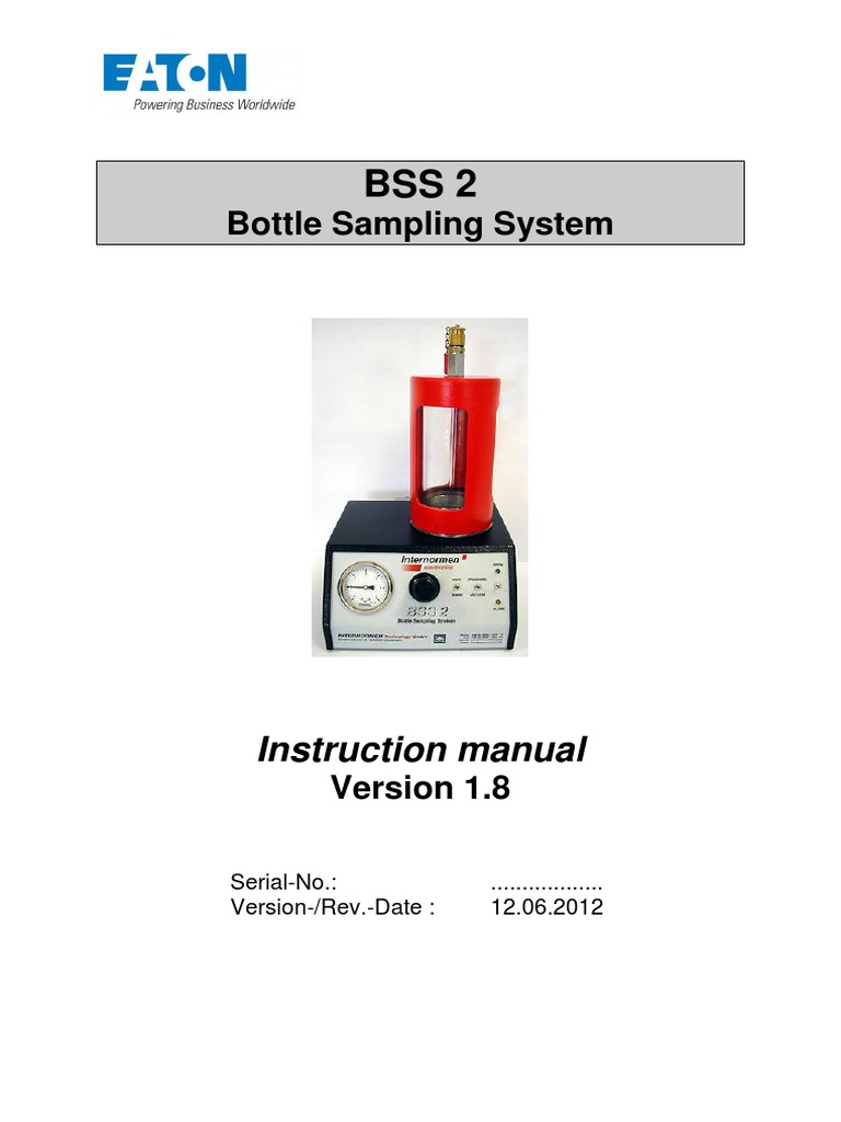 Internormen bss2 Sampling Unit | PDF | Power Supply | Electrical Connector