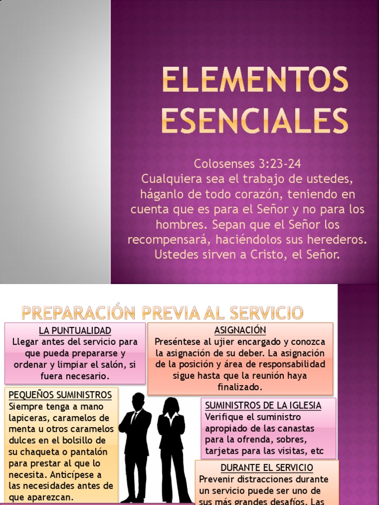 Elementos Esenciales | PDF