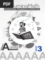 Subiecte Lumina Math - Clasa III - Editia XVII | PDF