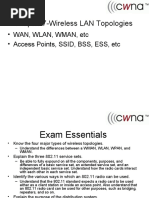 Wireless LAN Topologies Explained | PDF | Wireless Lan | Network Protocols