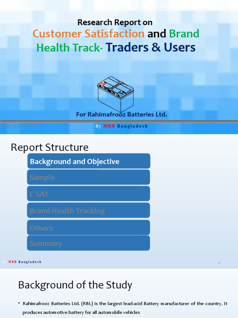 Overall Report For Terminal - Presented | PDF | Brand | Customer ...