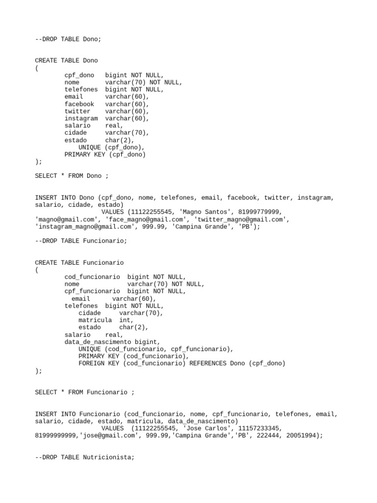Academia SQL | PDF | SQL | Bancos de dados