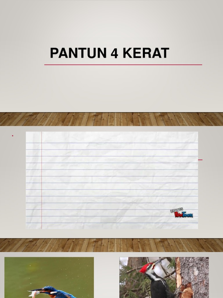 Pantun 4 Kerat Dan Petunjuk (Clue) | PDF