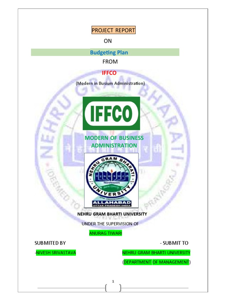 IFFCO Project | PDF