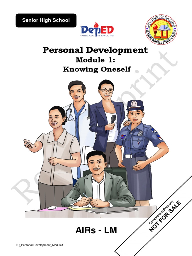 2021 AIRs LMs PERDEV - Q1 - M1 - Knowing Oneself | PDF | Thought ...