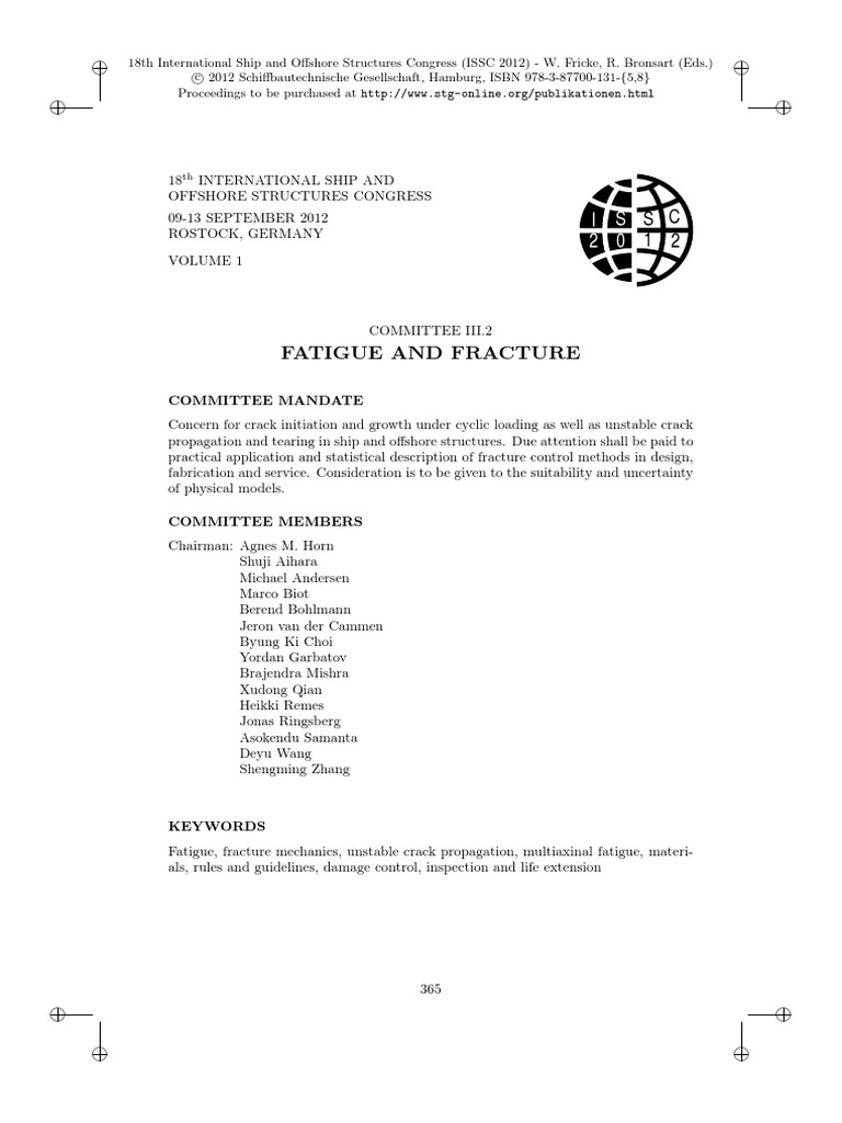 Fatigue and Fracture | PDF | Fatigue (Material) | Fracture