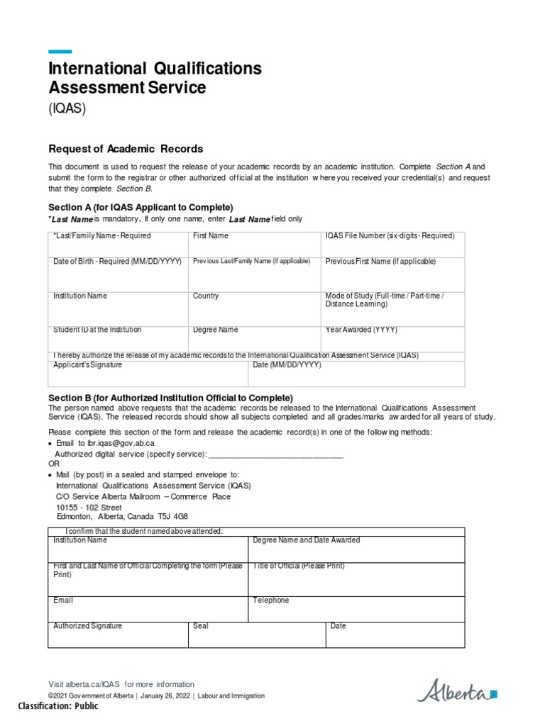 LBR Iqas Academic Documents Request Form | PDF | Written Communication