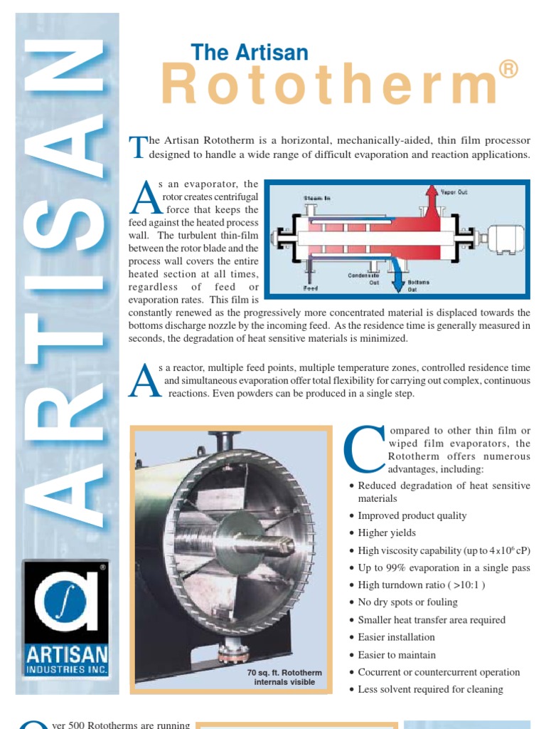 Rototherm | PDF | Thin Film | Evaporation