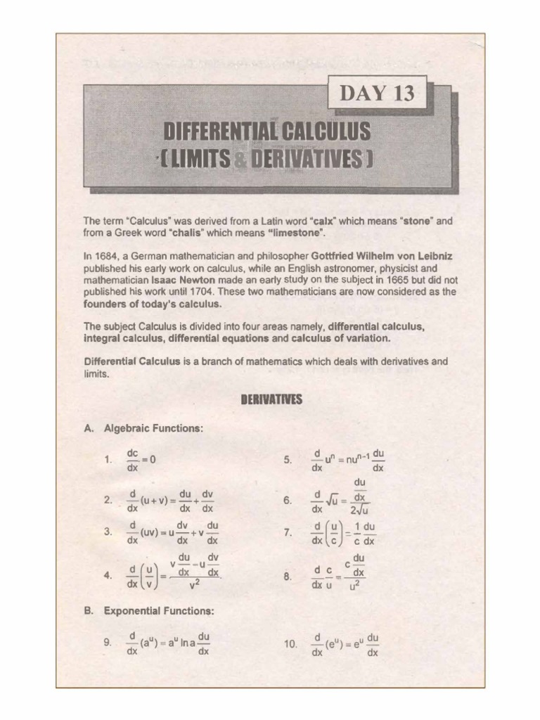 Problem Set 2 | PDF | Calculus | Differential Calculus