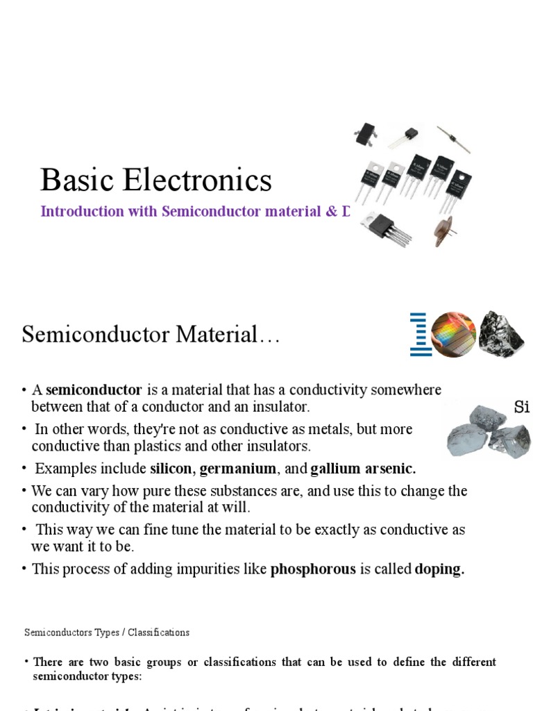 03-Lecture-Semiconductor Devices | PDF | Semiconductors | Chemistry