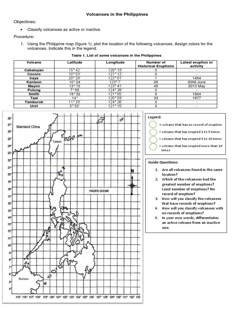 Performance Task 1 Volcanoes PDF | PDF | Volcano | Earth Sciences