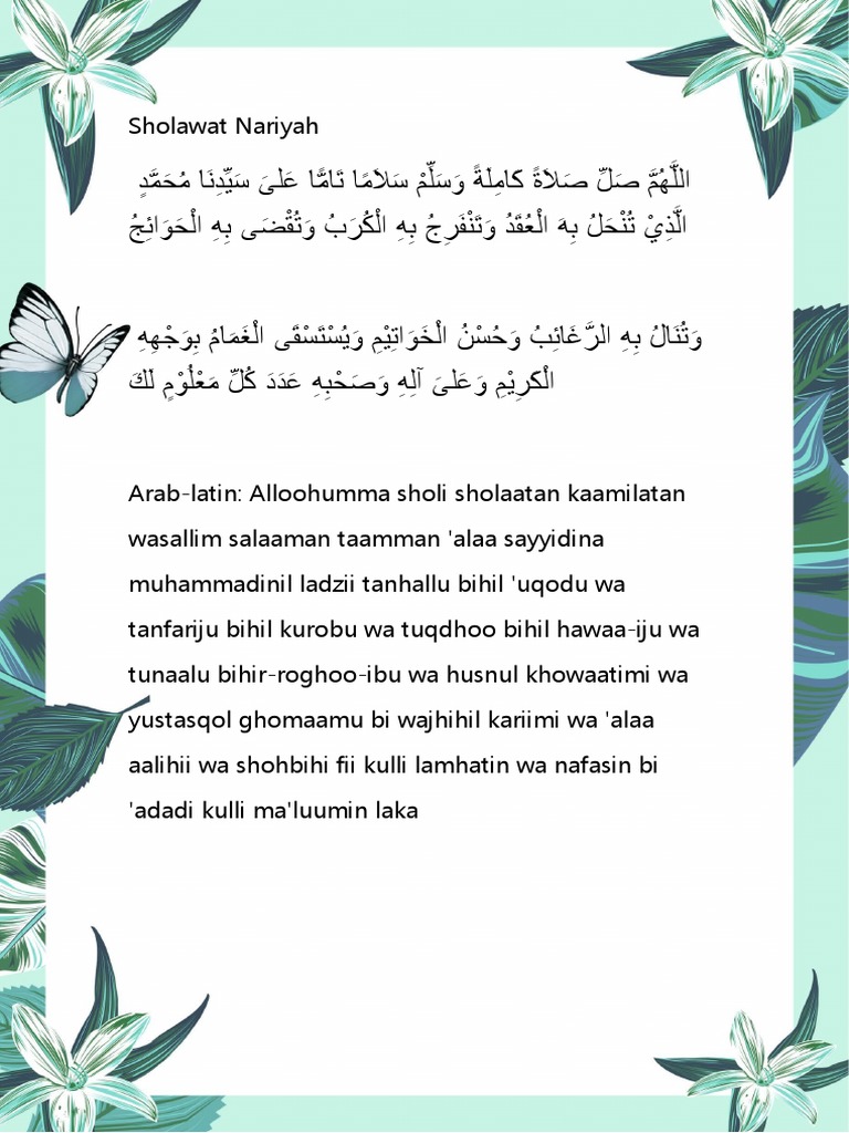Sholawat Nariyah | PDF