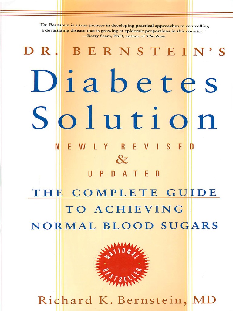 Dr. Bernstein's Diabetes Solution - The Complete Guide To Achieving ...