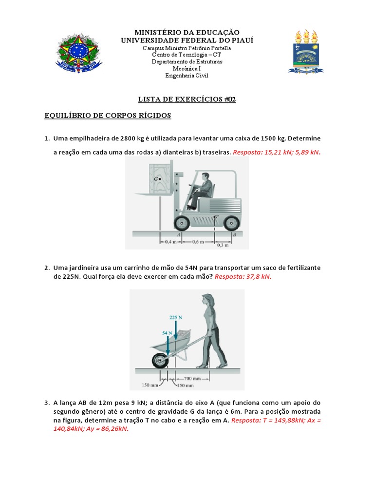 Lista de Exercicios 2 | PDF
