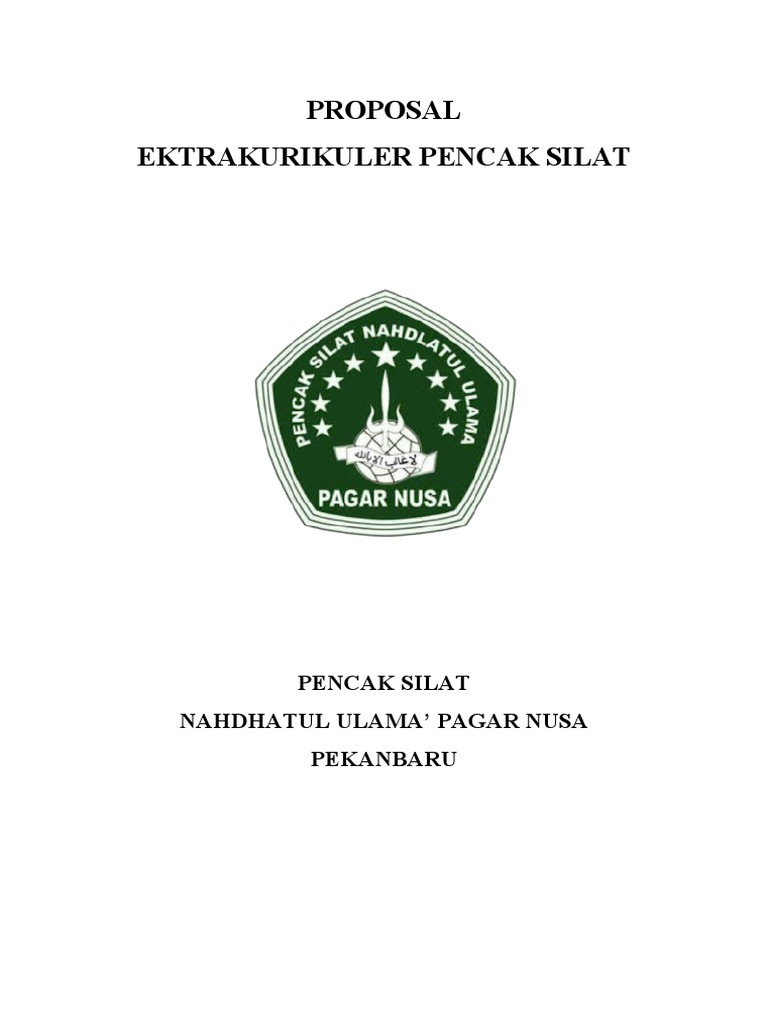 Proposal Ekskul Pencak Silat | PDF | Sains & Matematika