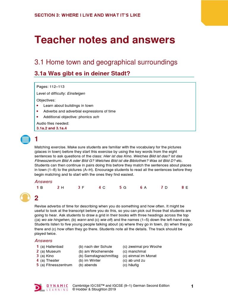 (GR) CHECK - Textbook Answers Section 3 (Hodder & Stoughton) | PDF ...