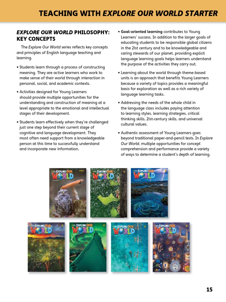 Teaching With Explore Our World-Pacing Guide (Nat Geo) | PDF | Learning ...
