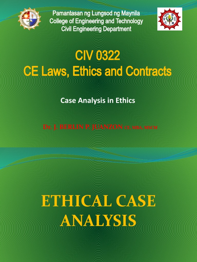 Analysis of Ethical Cases Involving Civil Engineers | PDF