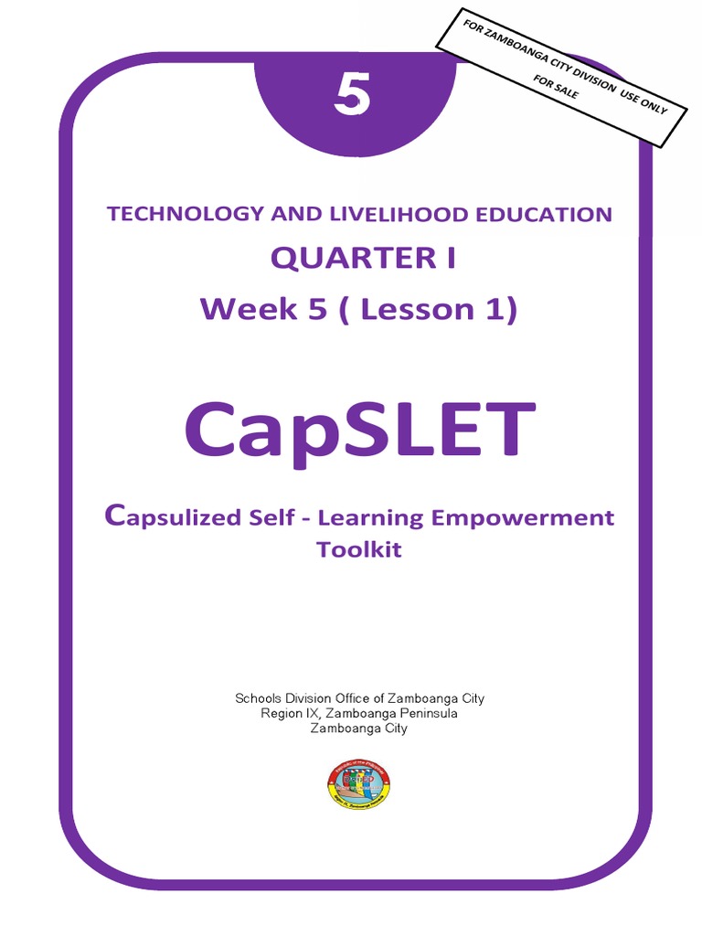 EPP5 Q1, Wk5 Lesson 1 | PDF