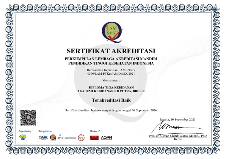 Akreditasi Diploma Tiga Kebidanan Brebes | PDF